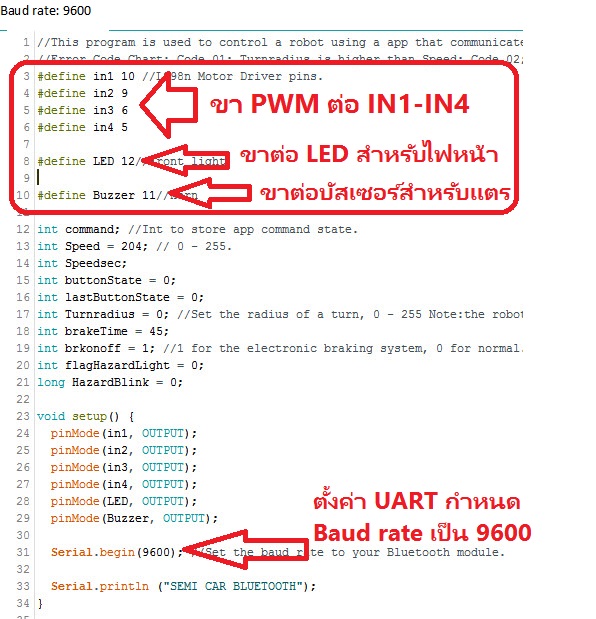 รถบังคับขับเคลื่อน 2 ล้อควบคุมด้วยโทรศัพท์มือถือ Android Se Ed Stem