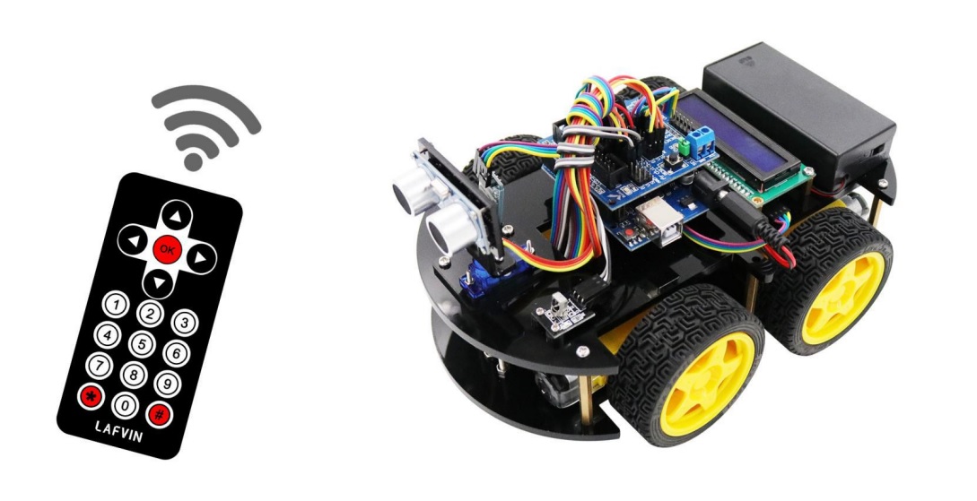 ชุดทดลองหุ่นยนต์แบบรถหลายฟังก์ชัน Multi Functional Smart Car Se Ed