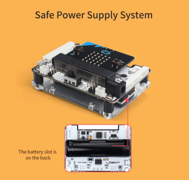 บอร์ดขยายการใช้งานร่วมกับบอร์ดควบคุม Microbit Expansion Board Se Ed