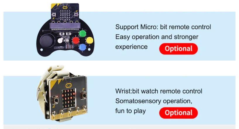 ชุดประกอบหุ่นยนต์ 16 แบบ ใช้งานร่วมกับบอร์ดควบคุม Bbc Microbit Se Ed